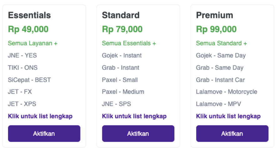 🎉 Cara membeli dan aktivasi paket “Essentials”, “Standard”, dan ...